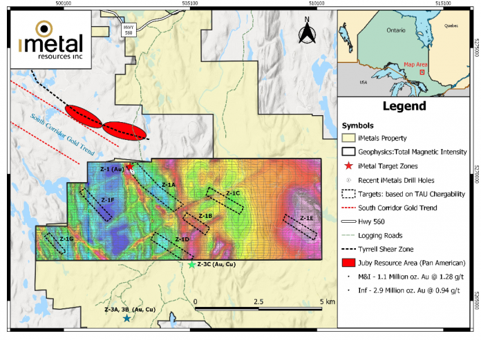 iMETAL IDENTIFIES ADDITIONAL TARGET AREAS AT GOWGANDA WEST AND ...
