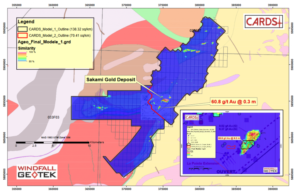 Windfall Geotek Share Validation of its CARDS AI High Priority Gold ...