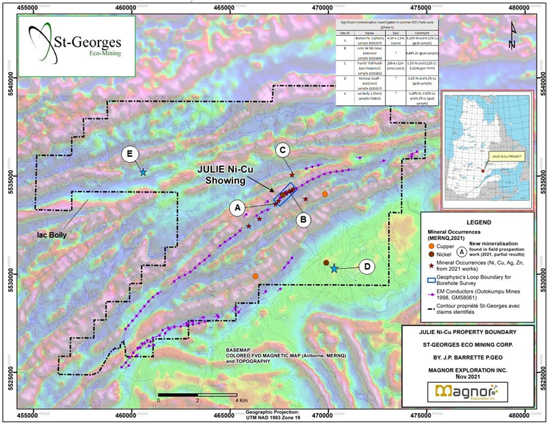 The Julie Critical and Strategic Minerals Project – St-Georges Eco ...